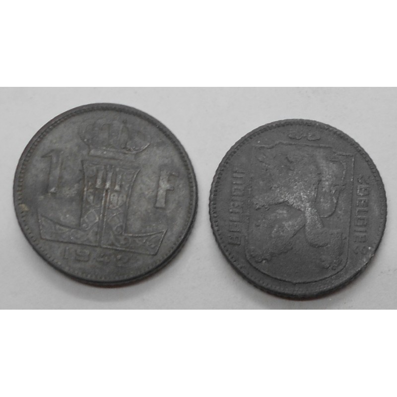 BELGIUM 1 Franc 1942 Belgique/Belgie