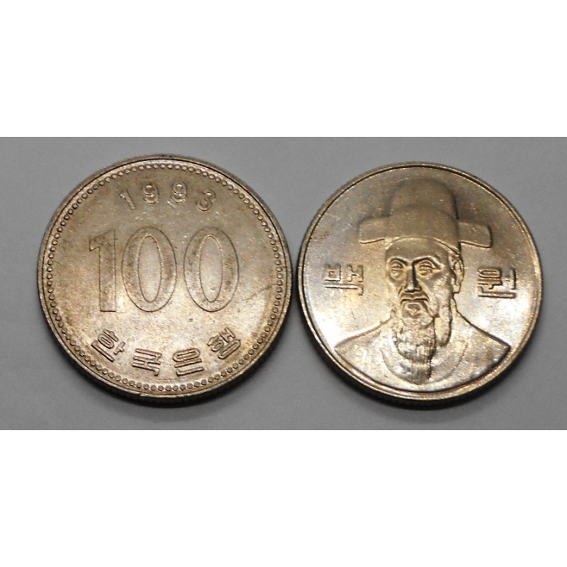 SOUTH KOREA 100 Won 1993