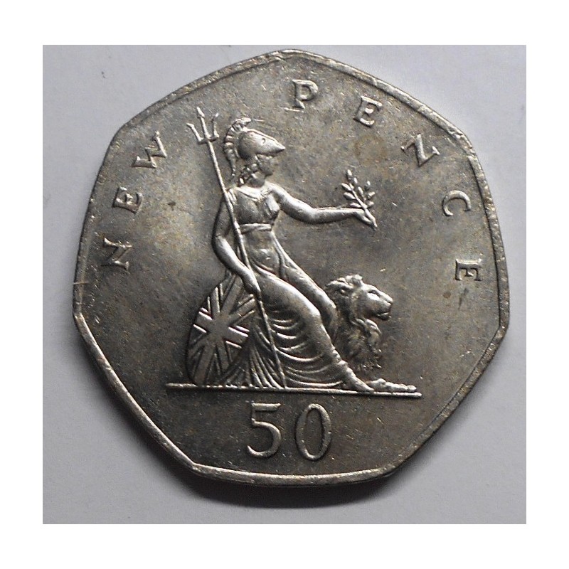 GREAT BRITAIN 50 Pence 1980