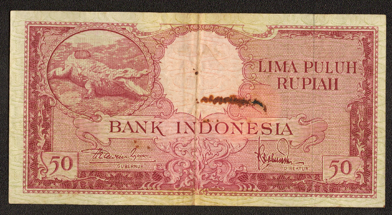 INDONESIA 50 Rupiah 1957