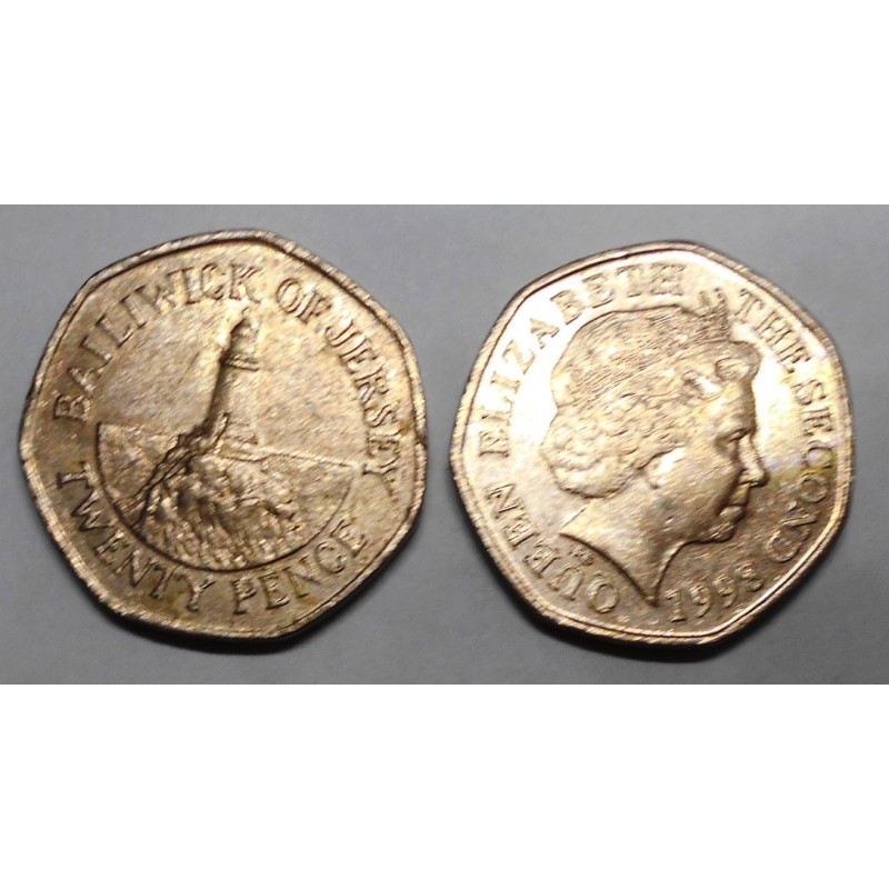 JERSEY 20 Pence 1998