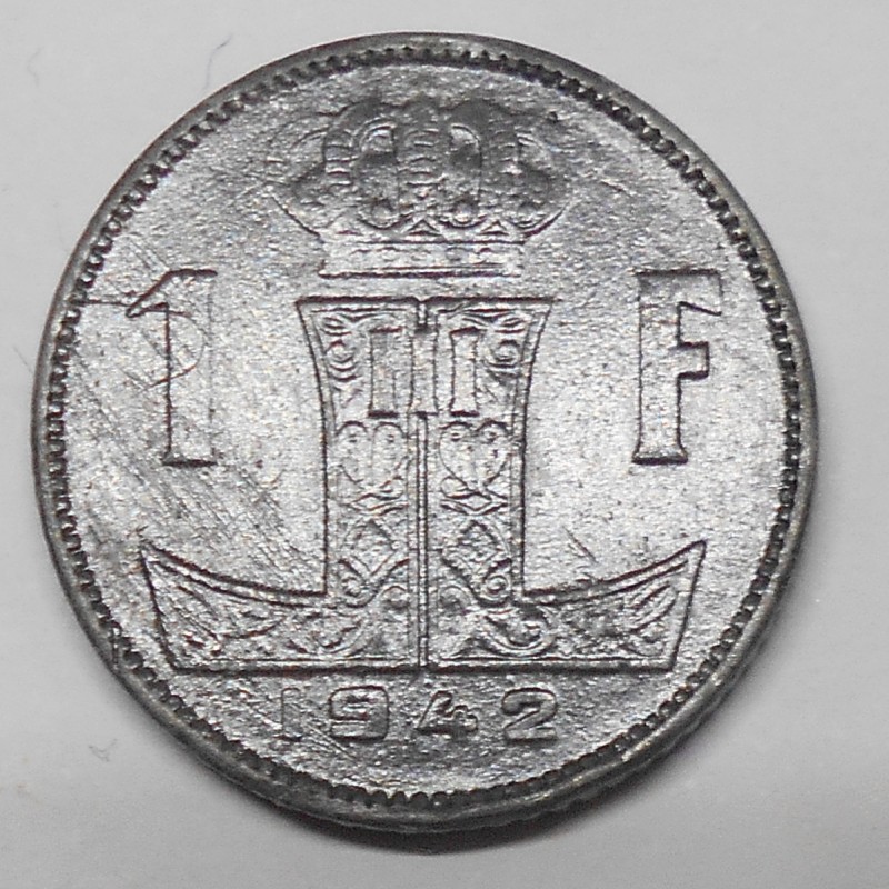 BELGIUM 1 Franc 1942 Belgie/Belgique
