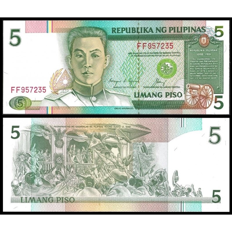 PHILIPPINES 5 Piso 1985
