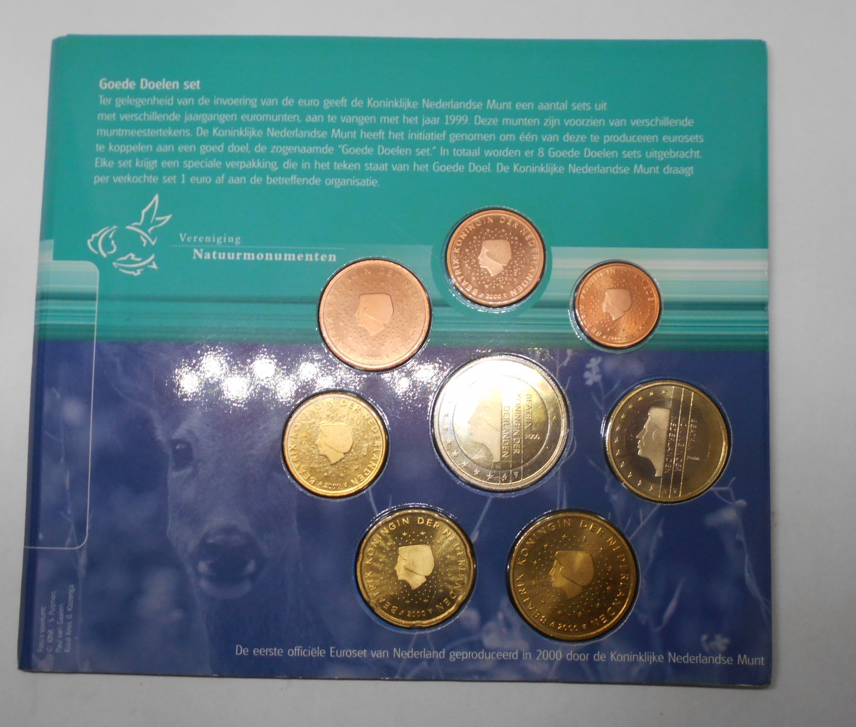 NETHERLANDS Set Coins Euro 2000